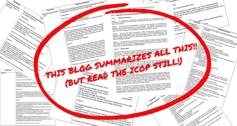 How Should I Inspect My Rope Access Equipment?