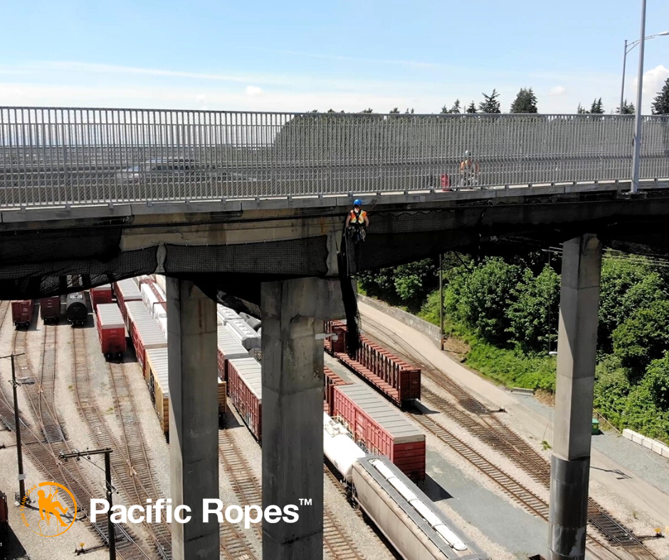 Rope Access Services: Bridge Netting and Repairs